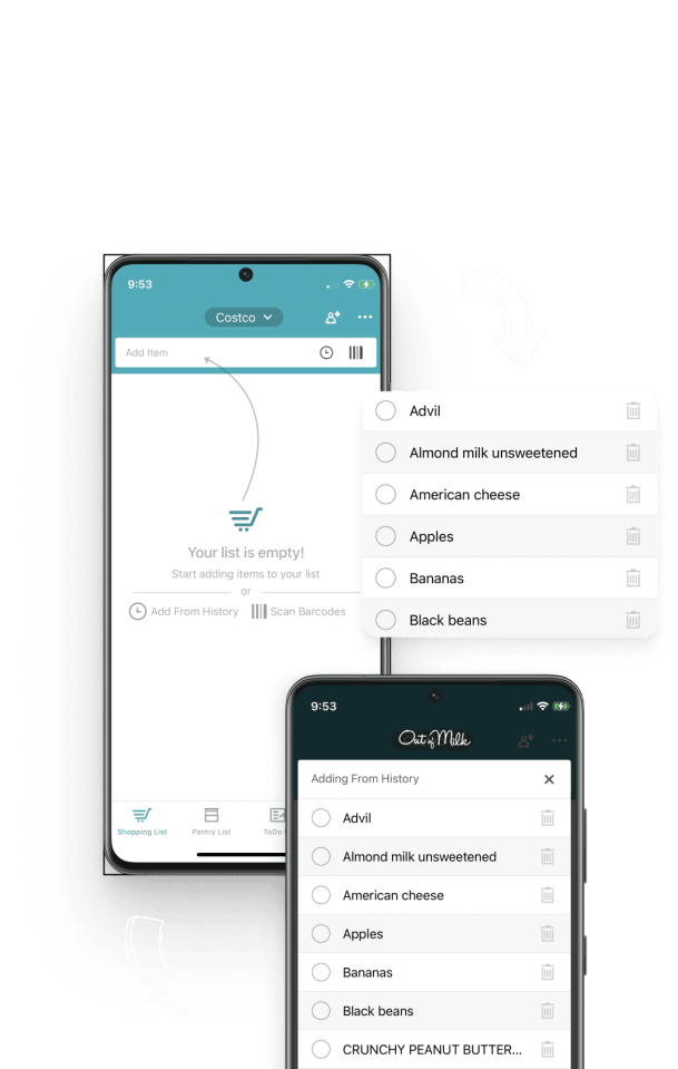 Features - Out of Milk